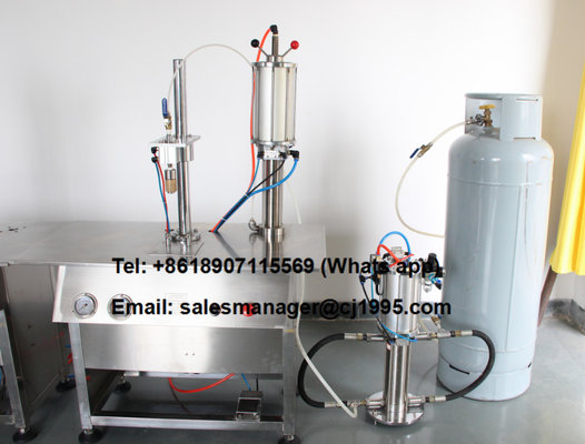 Small Dose Aerosol Filling Machine For Nasal Sprays / MDI Spray / Wound Spray