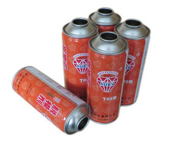 Tin Plate Aerosol Spray Can Empty Bottle For Shaving Gel / Foam