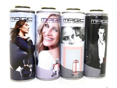 Tinplate Car Spray Paint Can , Aerosol Spray Bottle For Car Windows Spray