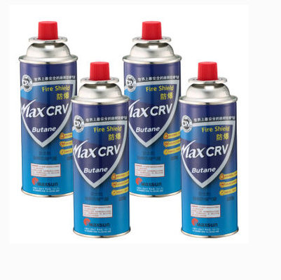 Tin Plate Empty Aerosol Spray Can For LPG Cartridge Customized