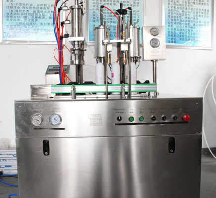 PLC Control System Vacuum Crimping And Air Filling Machines
