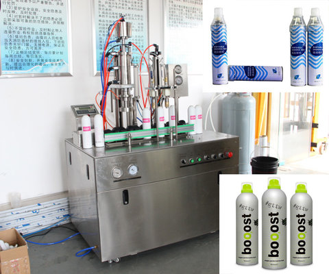 Spray Fresh Air Filling Machine PLC Control Systems 600-800cans/hr