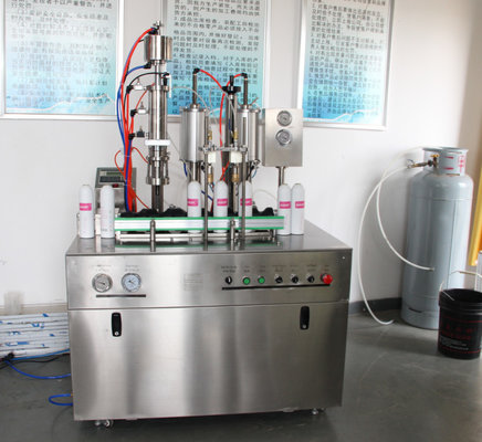 Spray Fresh Air Filling Machine PLC Control Systems 600-800cans/hr