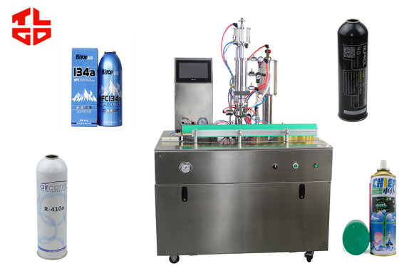 Under Cap Refrigerant Spray Filling Machine