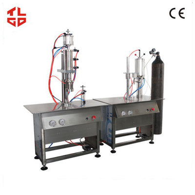 Semi Automatic Oxygen Gas Fresh Air Vacuum Crimping And Gas Filling Machines