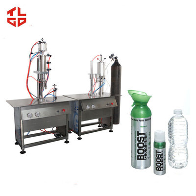 Semi Automatic Aerosol Filling Machine For Fresh Air / Canned Oxygen Spray
