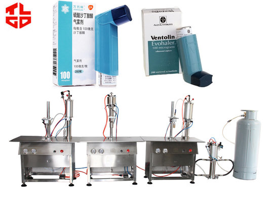 Pharmaceutical Dose Inhaler Asthma Spray Filling Machines