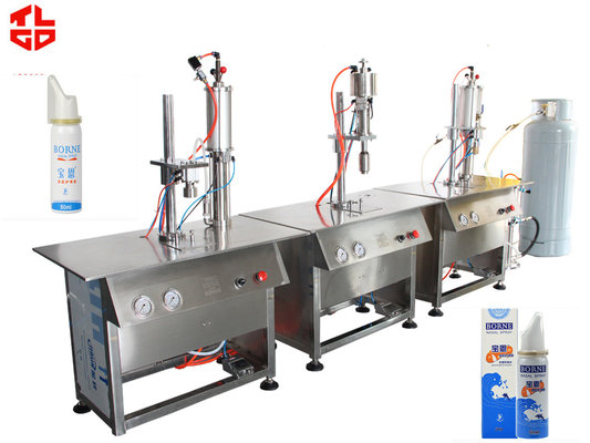 Aerosol Spray Filling Machine for Pharmaceuticals Dose Inhaler