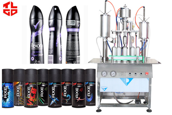 Deodorant / Air Freshener Filling Machine And Capping Machines Semi Automatic