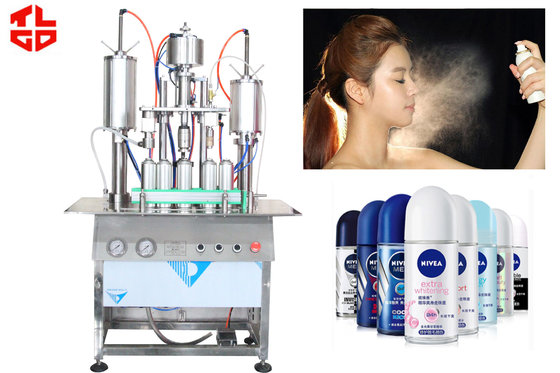 Cosmetic Spray Aerosol Filling Machine, Aerosol Can Spray Filling Machine