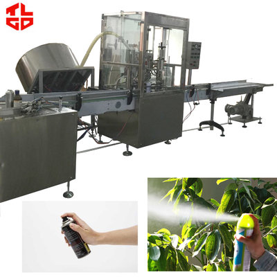 Aerosol Filling Line for Bacteria Remover Insecticide
