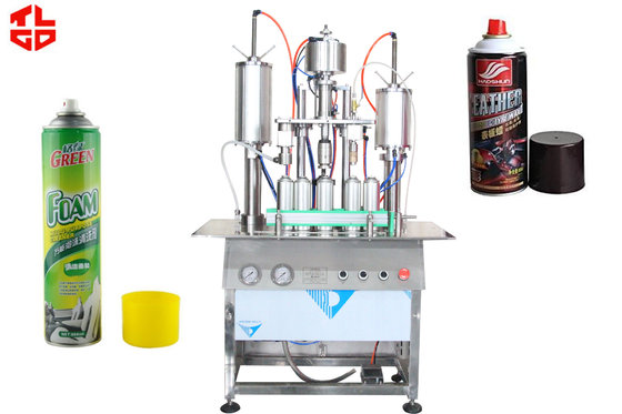 Semi Automatic Aerosol Can Filling Equipment