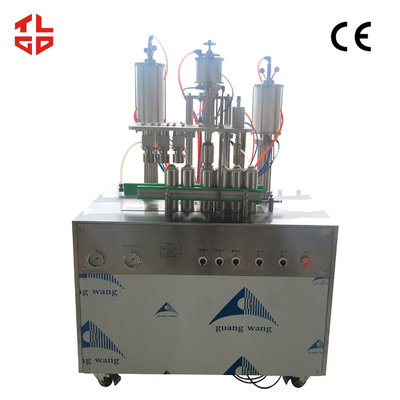 Automatic Car Windows Spray Filling Machine , Aerosol Can Filling System