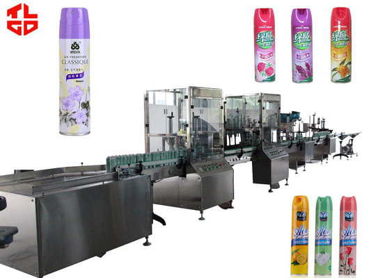 Fully Automatic Air Freshener Filling Machine , Deodorant Filling Machine Stainless Steel