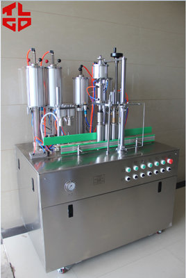 5 In 1 Aerosol Spray Filling Machine / Aerosol Filling Equipment CE Approval