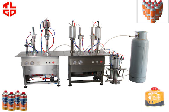 Butane Fuel Cartridge Refilling Machines, Cartridge LPG Gas Filling Equipments Semi Automatic