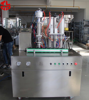Automatic BOV Spray Can Filling Machine For  Bag On Valve  Avene Evian Cosmetic Spray