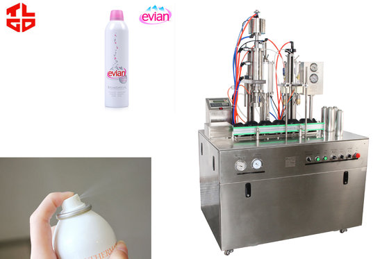 Evian Spray, Sunscreen Spray Semi-Automatic Bag On Valve Filling Machines
