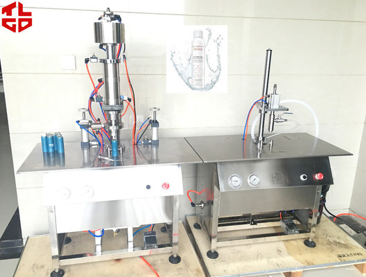 Shaving Foam / Shaving Gel Bag On Valve Aerosol Can Filling Machine With PLC Control