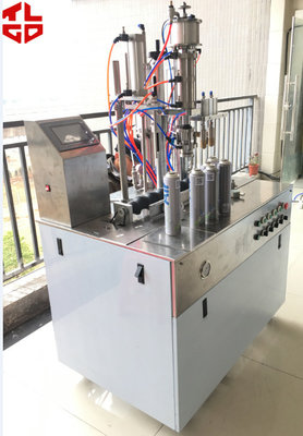 Auto BOV Aerosol Spray Filling Machine For Shaving Foam, Bag On Valve Filling Equipments