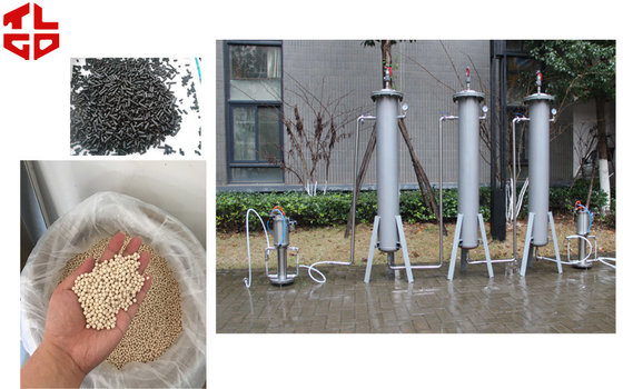 LPG filtration column Machine / LPG Filtration tower 0.5-1.5MPa with On/Off valves