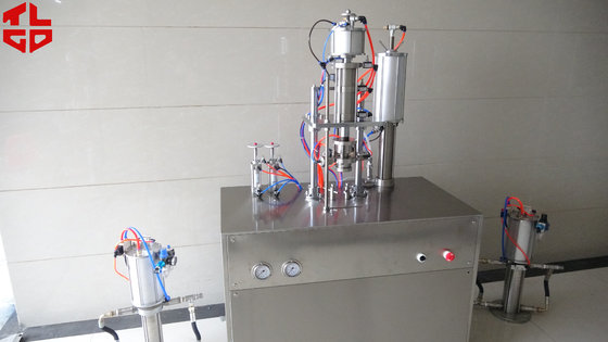 R134a F22 Under Cap Vacuum Refrigerant Aerosol Filling Machines
