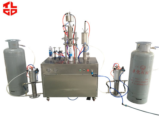 Refrigerant Coolants / Freon F12 F22 R134a HFC-134a Gas Semi Auto Filling Machines