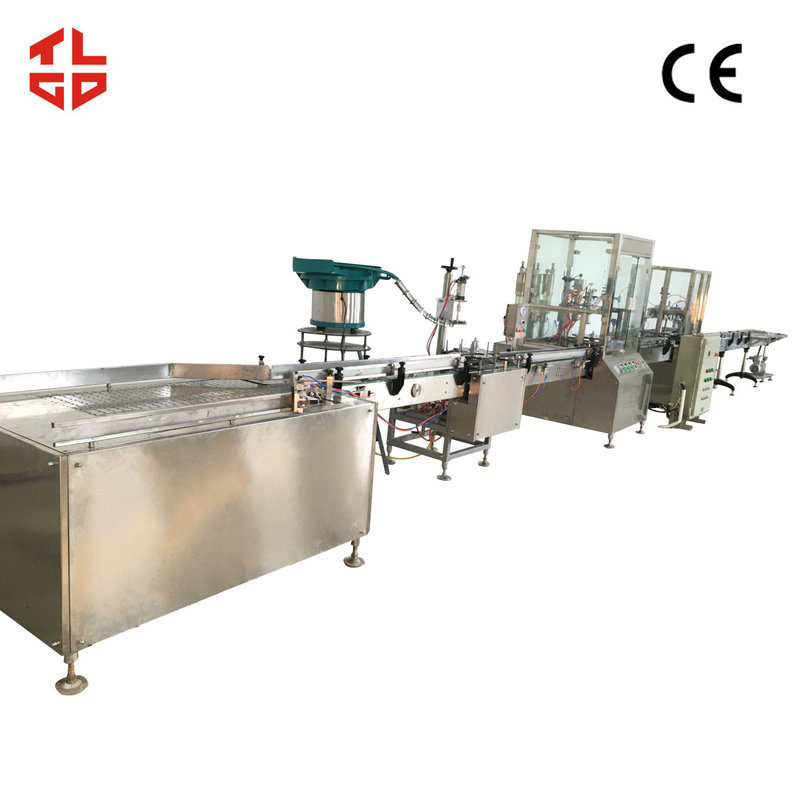 Aerosol Filling Machine For Aerosol Can Fresh Air / Oxygen Gas 2000-3200 Cans/ Hour