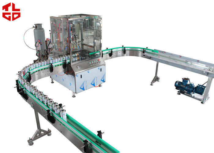 AC 380/50HZ 1.5kw Automatic Aerosol Filling Machine for Dashboard Cleaner & Polish Spray