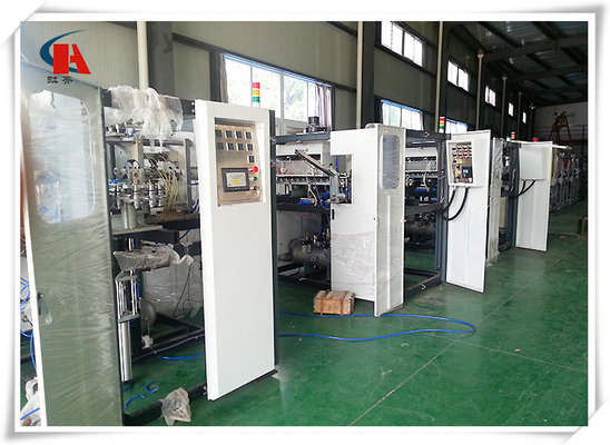 Hand Feeding 5L Extrusion Blow Molding Machine With High Speed Inline Guide Track