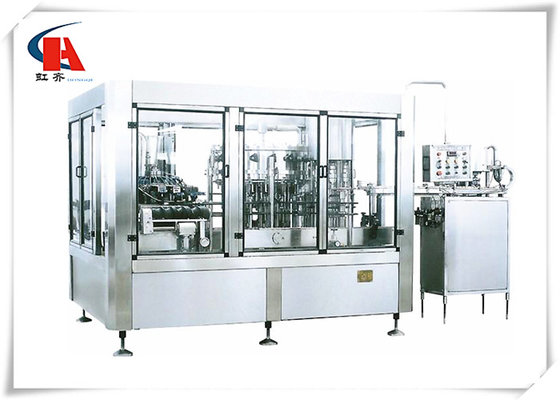 Fully Automatic Liquid Filling Machine 2800kg Weight Adopting Normal Pressure Gravity