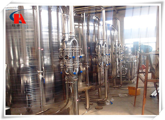Pure Drinking Industrial Water Treatment Systems Storage Tank 3000L / H Capacity