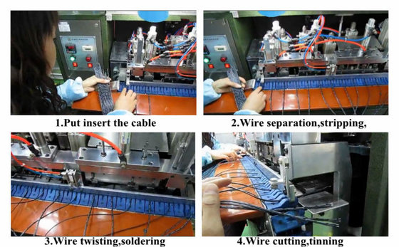Auto Control Wire Cutting And Stripping Machine For Appliance Connector
