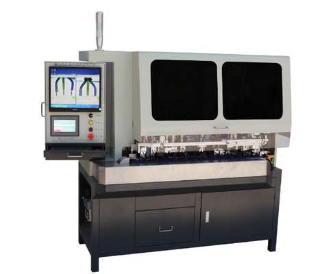 CE Wire Cut Strip Crimp Machine / Full Automatic 3 Wire Crimping And Insert Machine