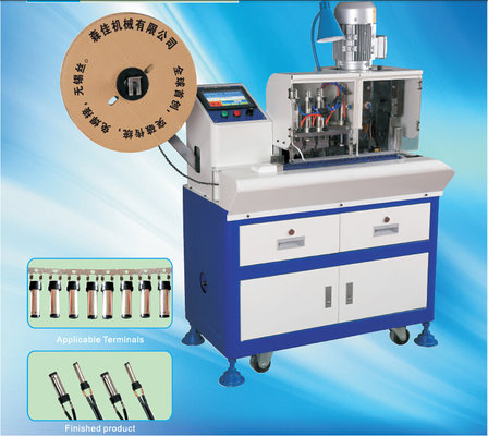 High Efficiency DC Plug Automatic Wire Crimping Machine For UL2468 Cable