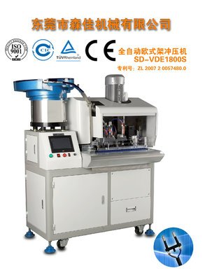 Automatic Cable Wire Cut Strip Crimp Machine for H03VVH2-F , H05VVH2-F Cable Making