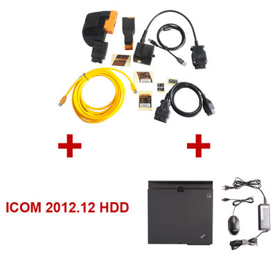 BMW ICOM A B C , Mercedes Star Diagnosis Tool With Thinkpad Laptop