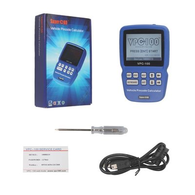 100 Tokens for VPC-100 Hand-Held Vehicle Pin Code Calculator