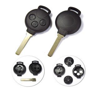 3 Buttons Remote Key Shell for Smart