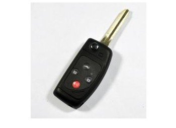 Fan-shaped 4 Buttons Flip Remote Key Shell for Toyota Camry with Horn Button