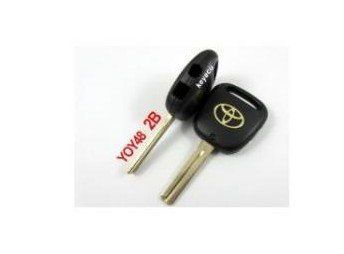 Toyota Remote Key Shell Side 2 Button Toy 48