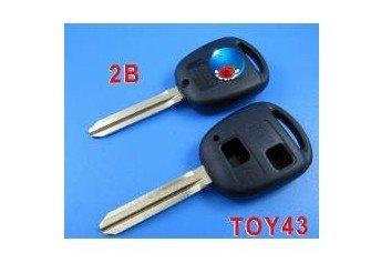 Key Shell 2 Button Toy43 For Toyota