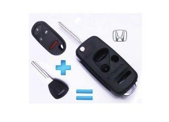 Modifed Folding Remote Key Shell 3+1 Button For Honda