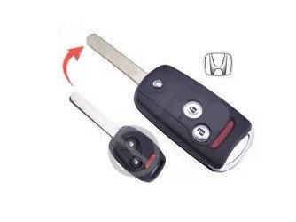 Modified Remote Key Shell 2+1 Button For Honda