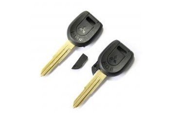 Mitsubishi Transponder Key Shell Left Blade (Can be Installed Carbon Chip)