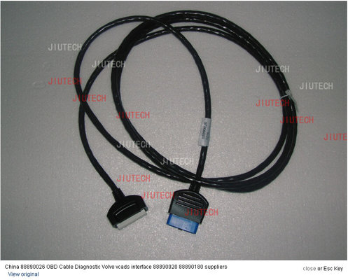 88890026 vcads diagnostiques de Volvo de câble d'OBD connectent 88890020 88890180