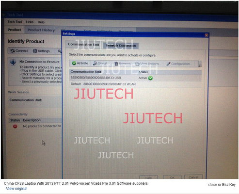 CF29 Laptop With 2013 PTT 2.01 Volvo vocom Vcads Pro 3.01 Software