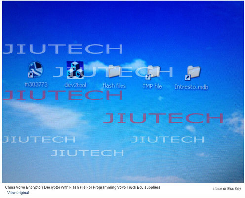 Volvo Encryptor / Decryptor With Flash File For Programming Volvo Truck Ecu