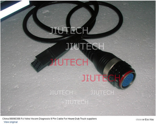 88890306 Fci Volvo Vocom Diagnosis 8 Pin Cable For Heavy Duty Truck