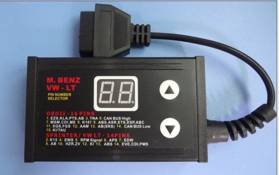 MB / VW (2in1) Auto 16/14 Pin Number Selector Mercedes Star Diagnosis Tool